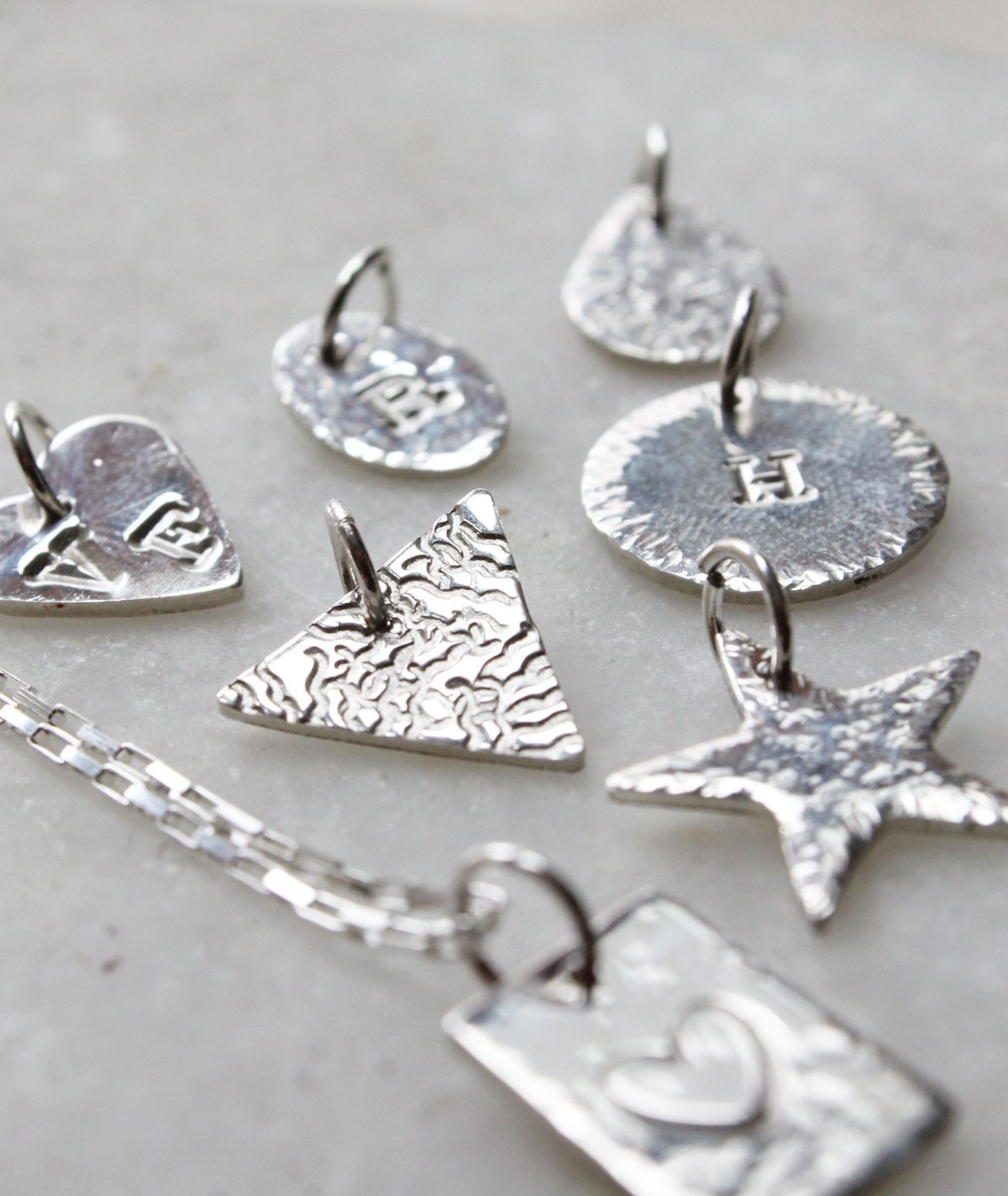 Make An Initialed Silver Charm or Pendant Workshop | Silver Works