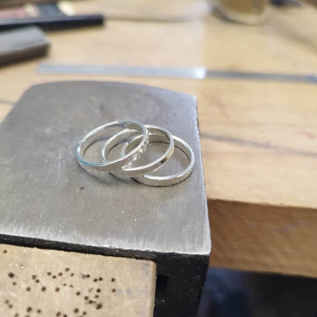 Forge Your Own Hammered Stacking Rings Workshop | Silver Works